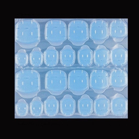 Tool Kit for Press on Nails Adhesive Tabs 4 Sheets Jelly Tabs 4 Extra ...