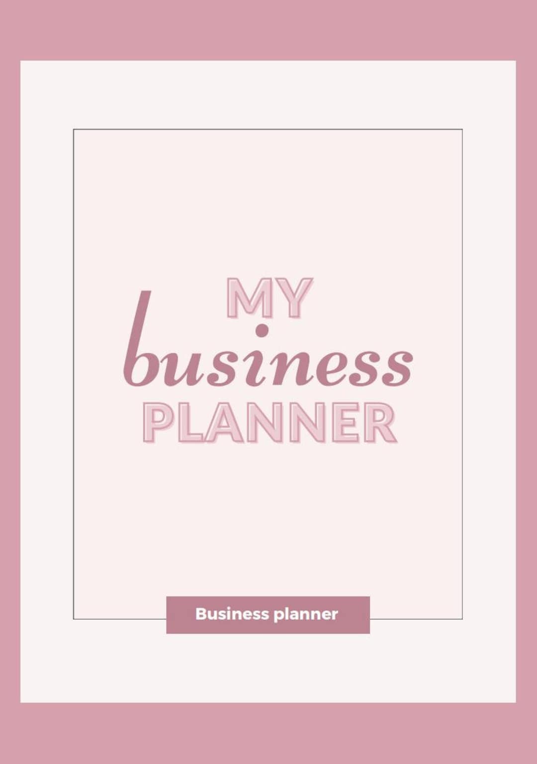 SYNT Digital Planner for Small Business, Business Organizer ...