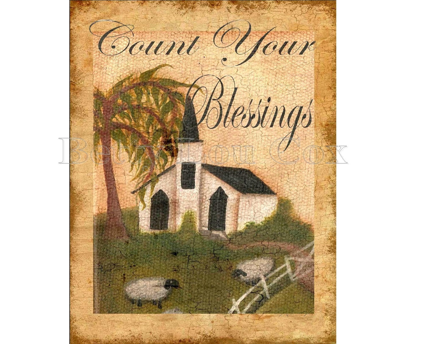 Primitive Church Printable , Great Labels , Tags , Framing and ...