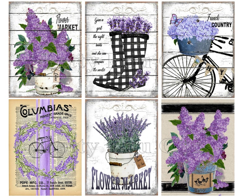 Lavender Labels Lilacs for Pantry Jars Cans Crocks Bottles - Etsy