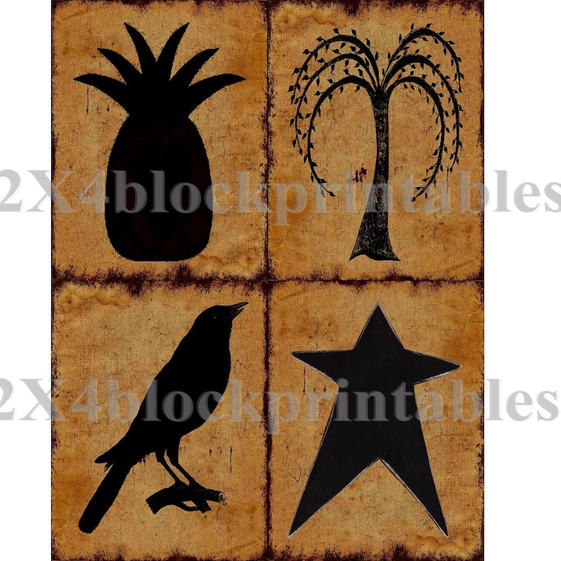Primitive Pineapple - Etsy