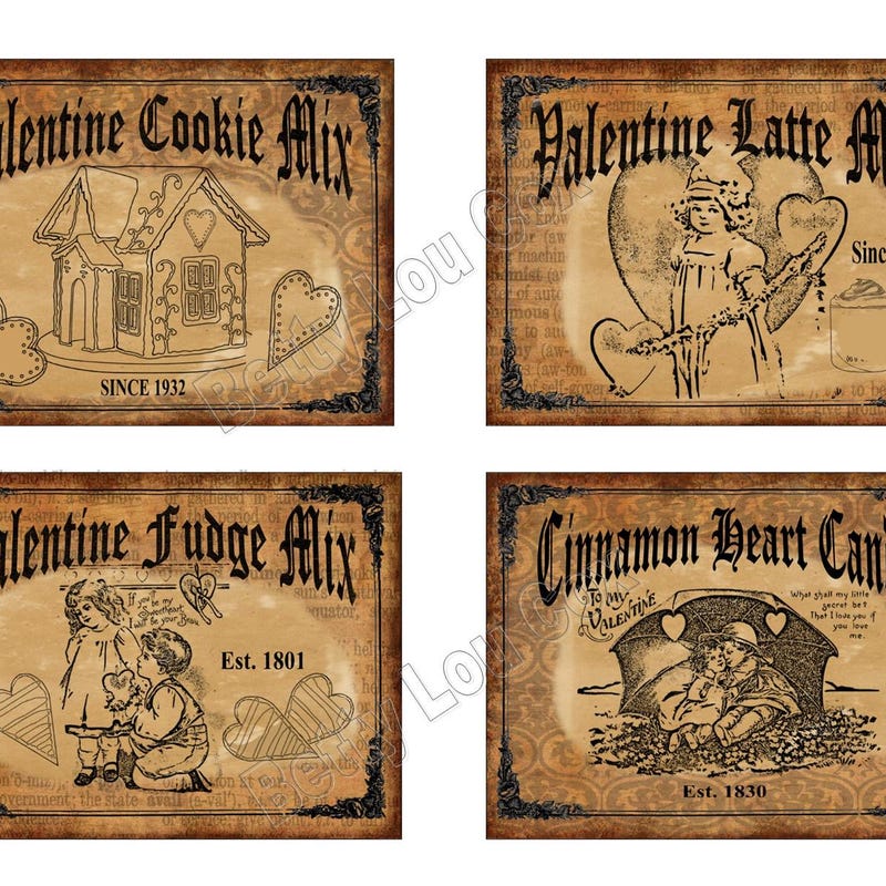 Primitive Valentine - Etsy