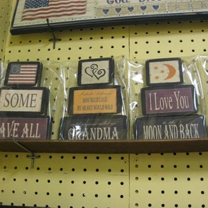 Crow Blocks , Printable 2X4 Crafts , Primitive , Rustic , Wood , Mod ...