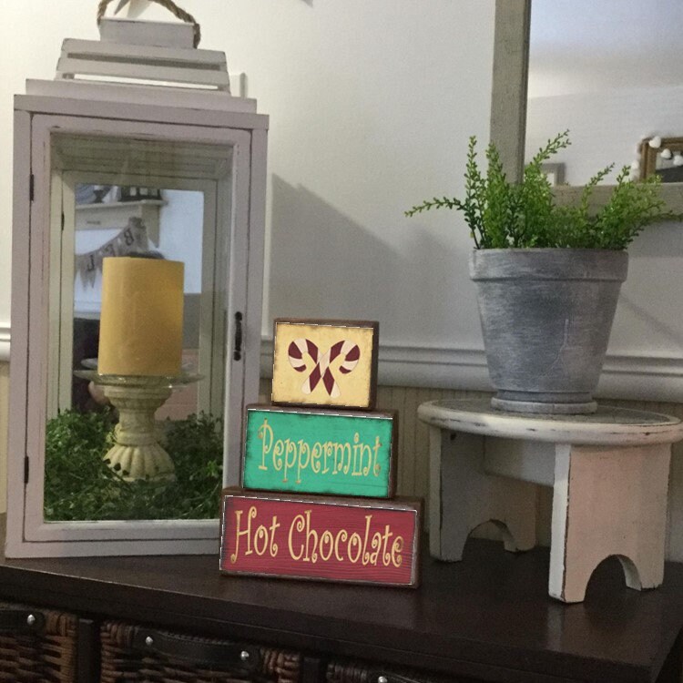 Oh Holy Night 2X4 Blocks , Printable Paper and Wood Craft , Shelf ...