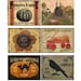 Primitive Fall Pumpkin Labels for Pantry Jars Cans Crocks Bottles Tins ...