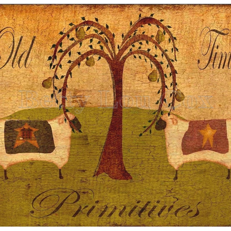 Primitive Transfers - Etsy