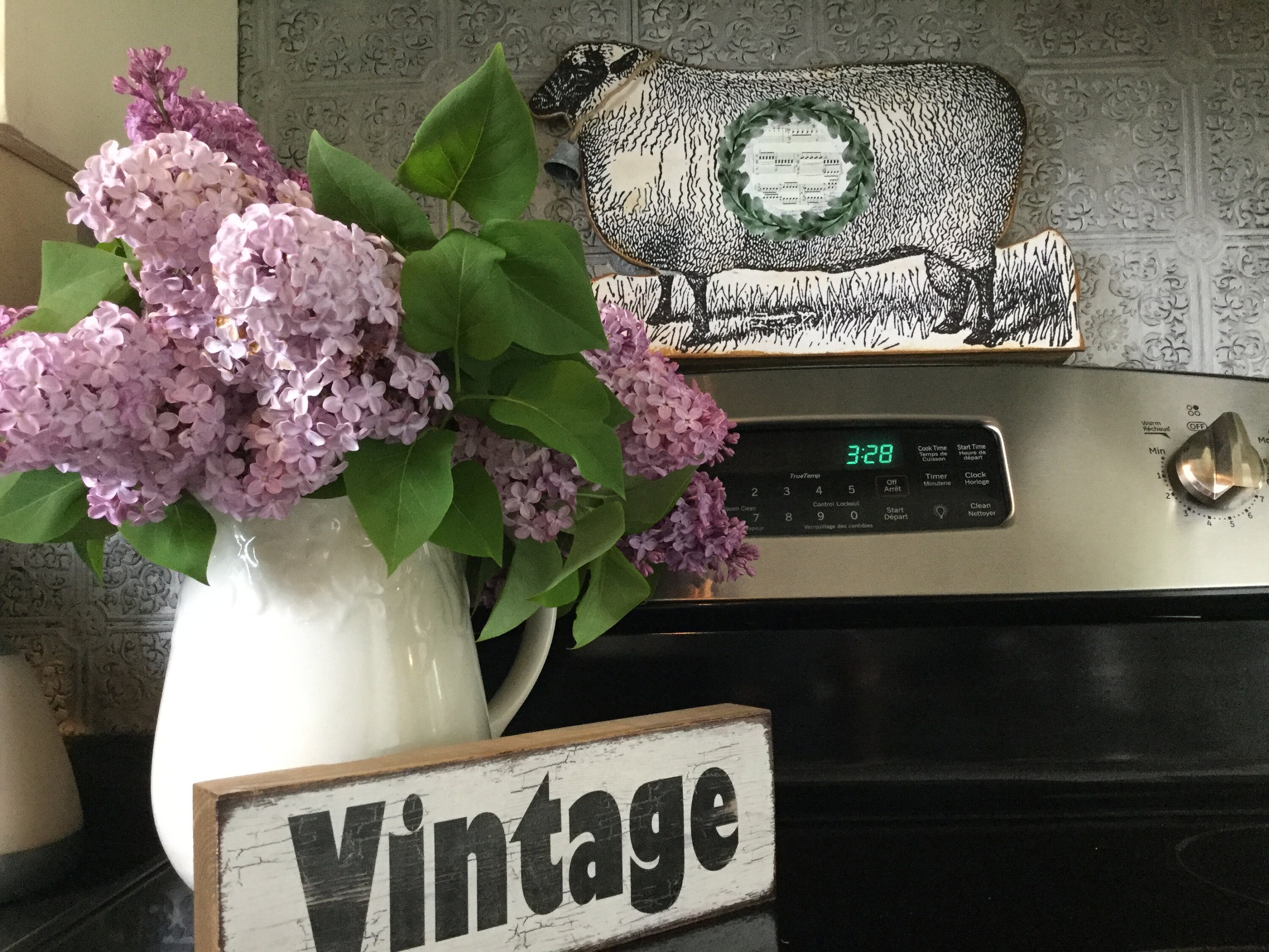 Sheep Decoupage Wood Pattern DIY Vintage , Mod Podge , Printable ...