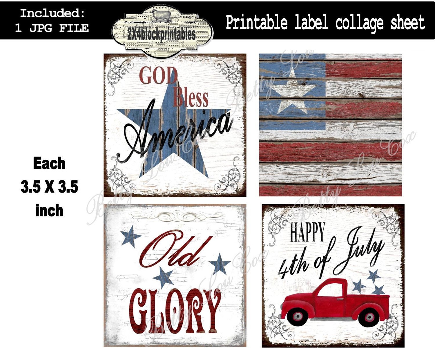 American Labels Printable , Primitive Download , for Pantry Jars Cans ...