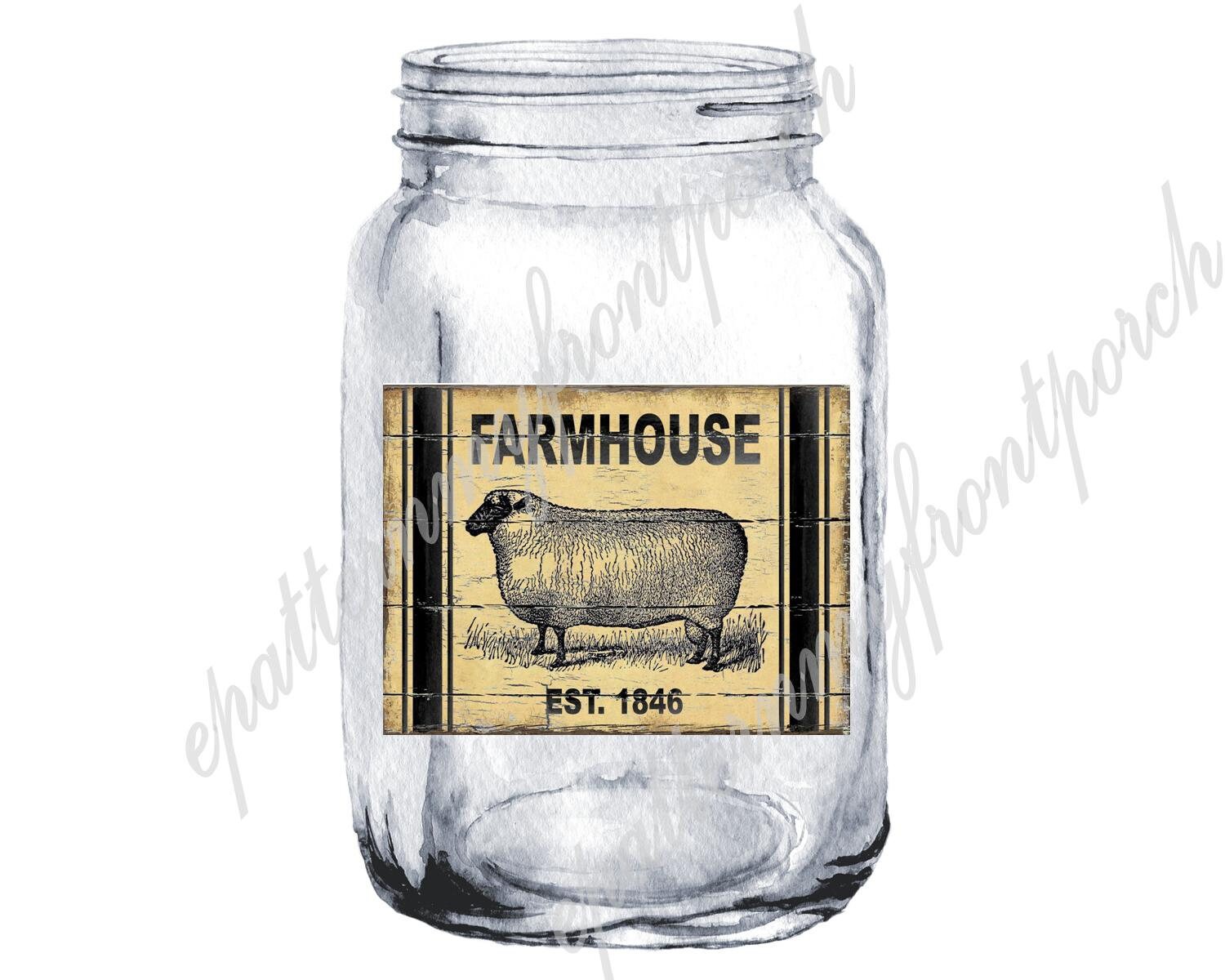 Labels Printable , Primitive Download , Cow Bee Hive Sheep Eggs for ...