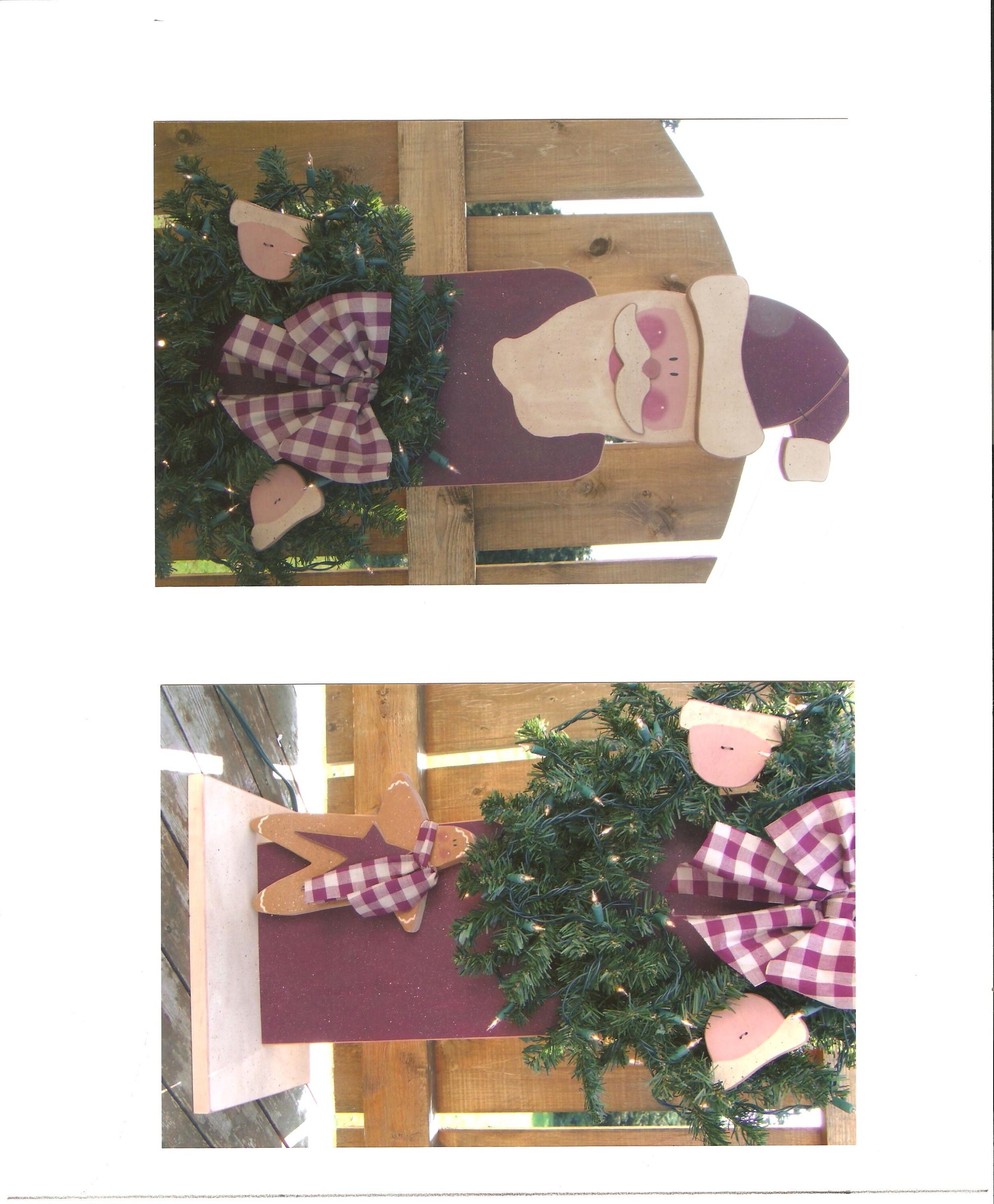 Santa Wood Pattern , Instant Download , Primitive , Painting , Rustic ...