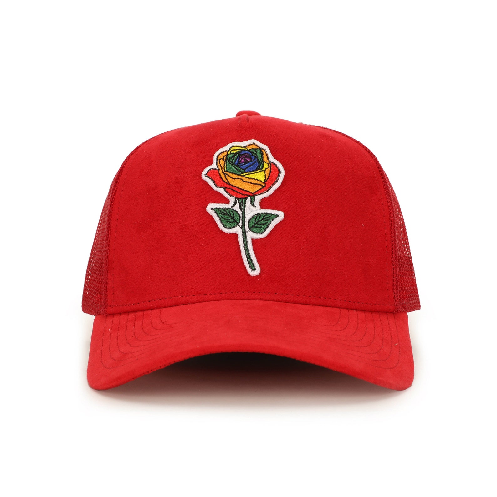 My Rose Experience Blossoming Rainbow Rose Embroidery Stitch Patch ...