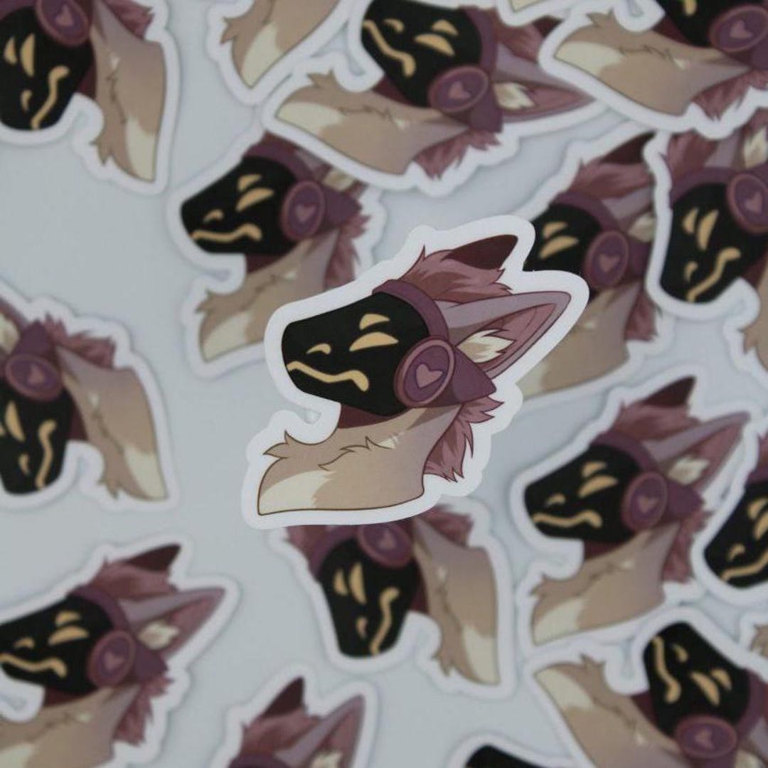 Protogen Sticker, Furry Sticker, Laptop Sticker, Satin Sticker - Etsy