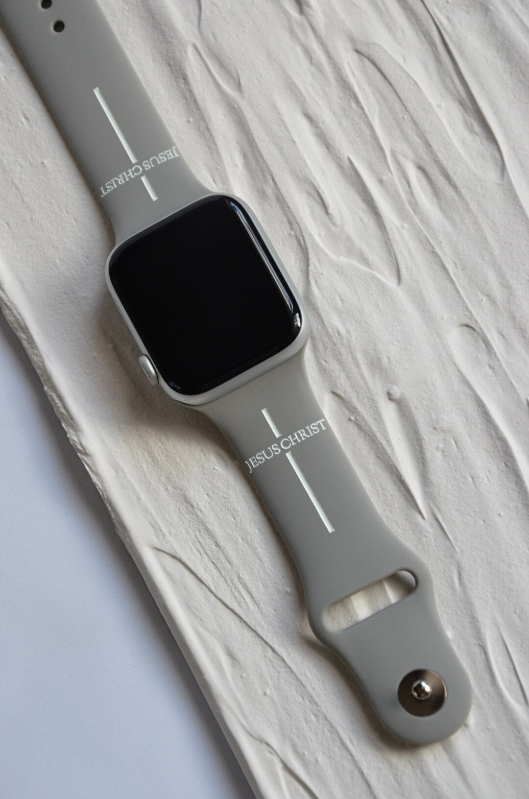 Jesus Christ Design Apple Watch Band , Engraved Smart Watch Armbands ...