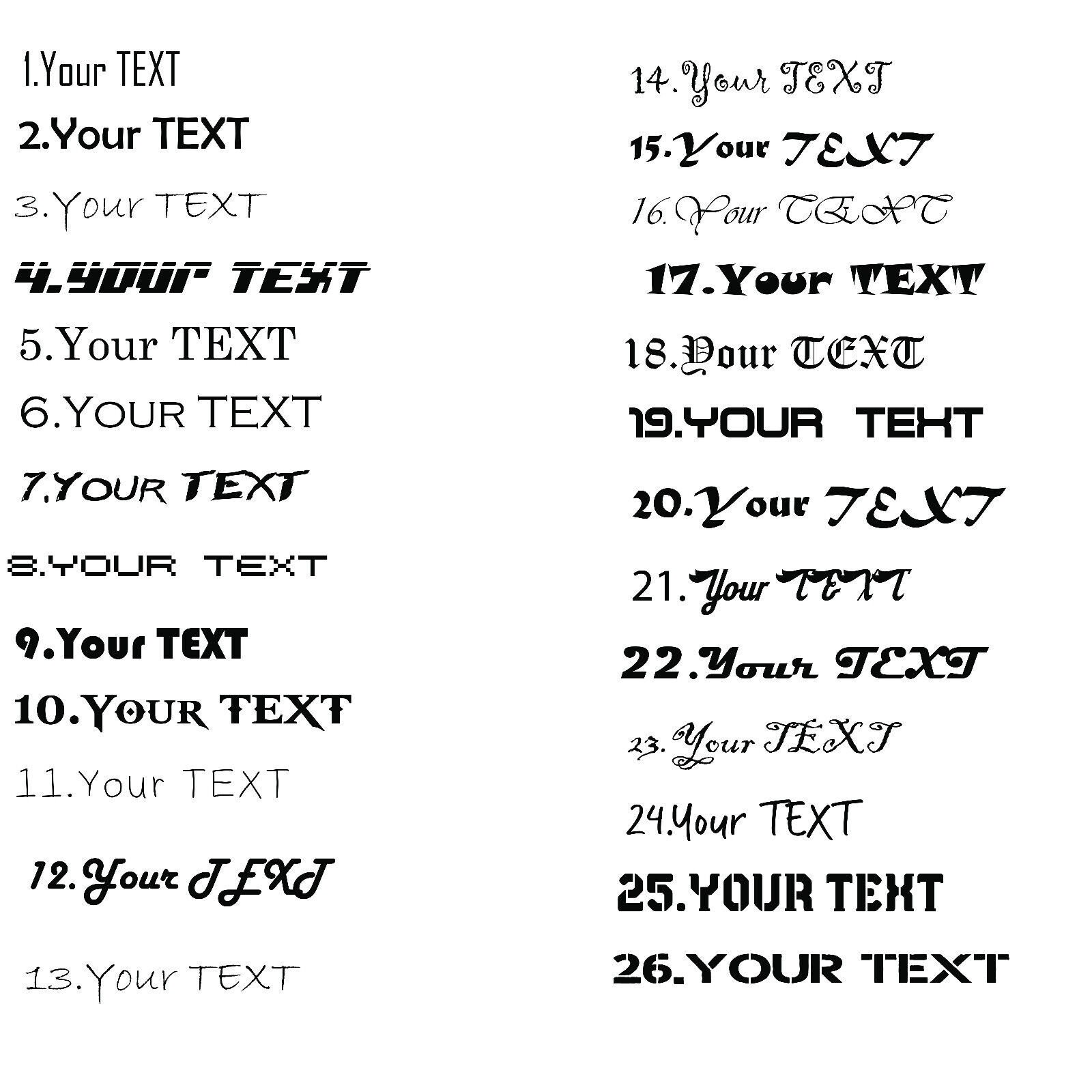 Custom Vinyl Decals - Make Your Own Personalized Decal - Car Window ...