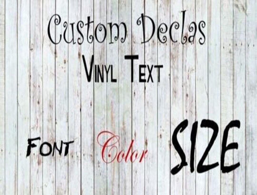 Custom Vinyl Decals - Make Your Own Personalized Decal - Car / Window ...