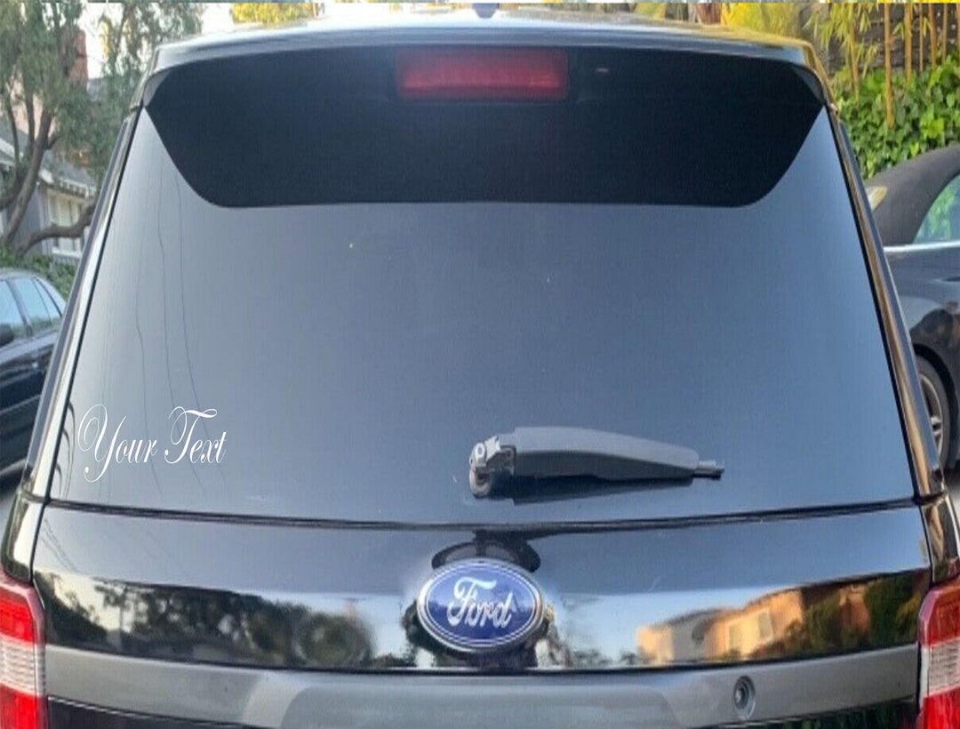 Custom Vinyl Decals - Make Your Own Personalized Decal - Car Window ...