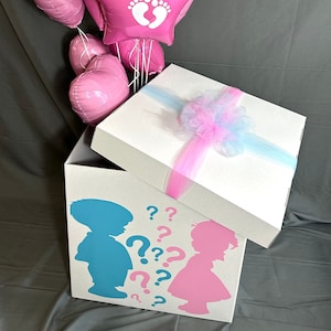 Gender Reveal Box - Etsy