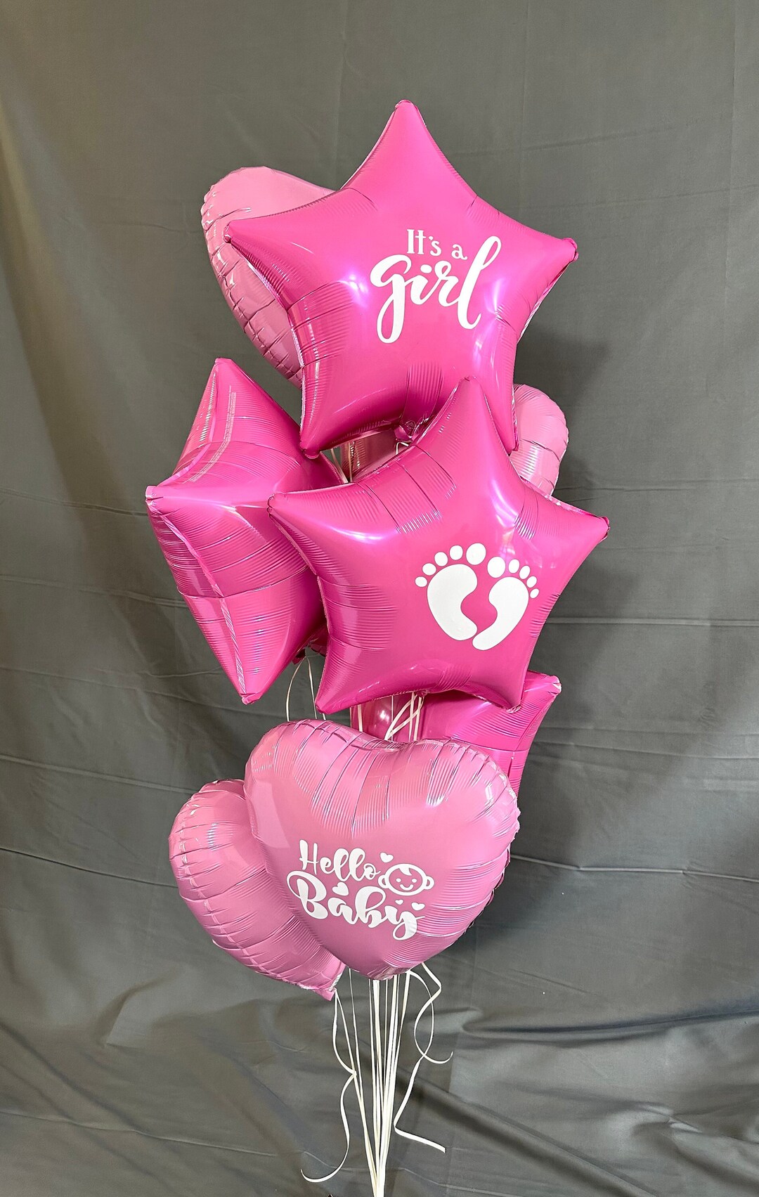 Castomized Gender Balloons Gender Party Gender Reveal 9 Pieces Size 17 ...