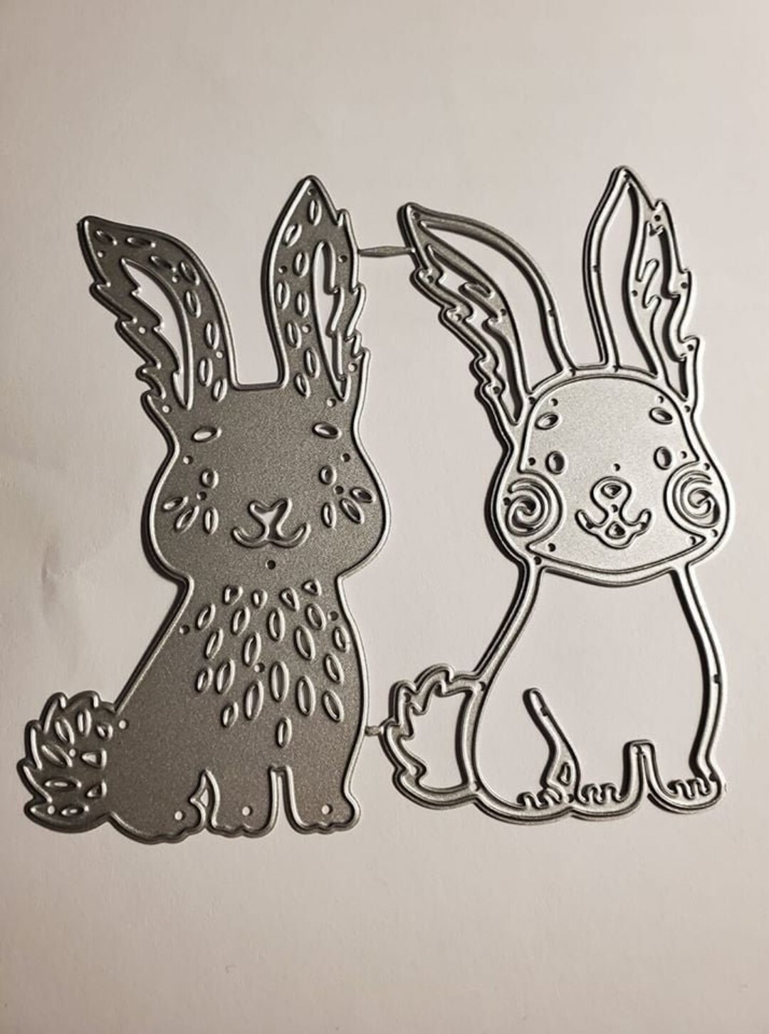 2 Piece Rabbit Metal Cutting Die Set Greeting Card Making Scrapbooking ...