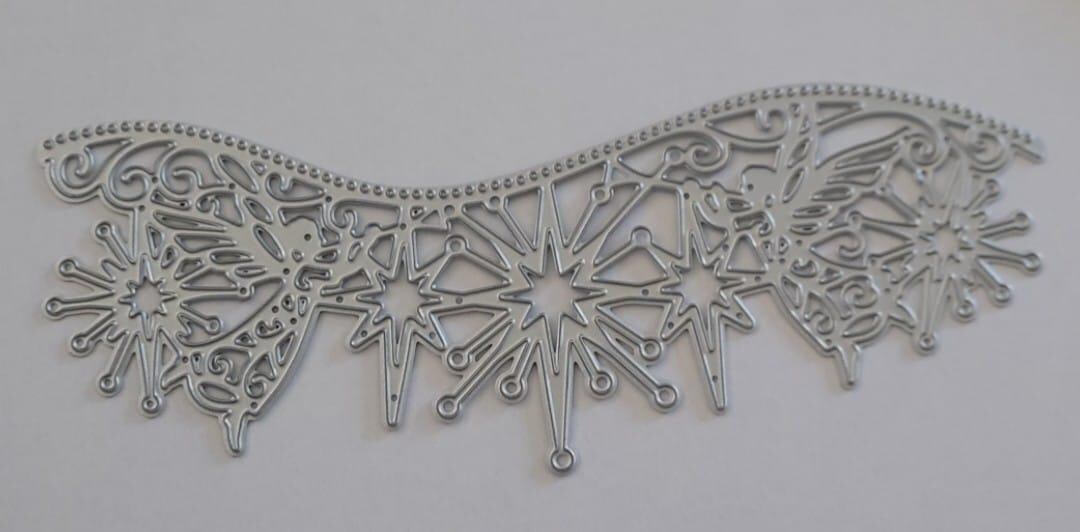 Angels & Snowflake Border Edge Metal Cutting Die Card Making ...