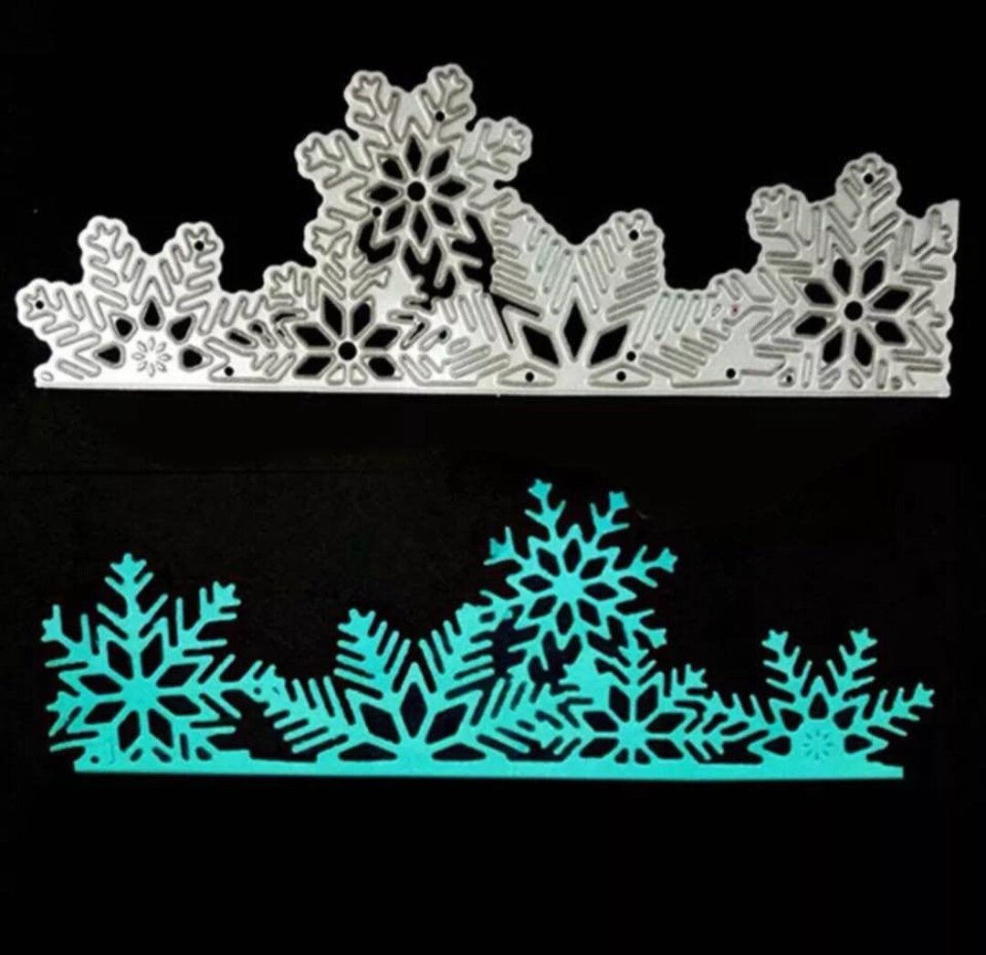 Snowflake Border Edge Metal Cutting Die Card Making Scrapbooking Craft ...