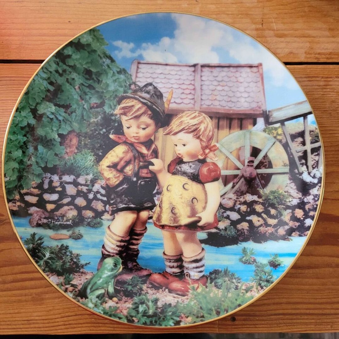 MJ Hummel Hello Down There Plate Limited Edition Collectible Collector ...