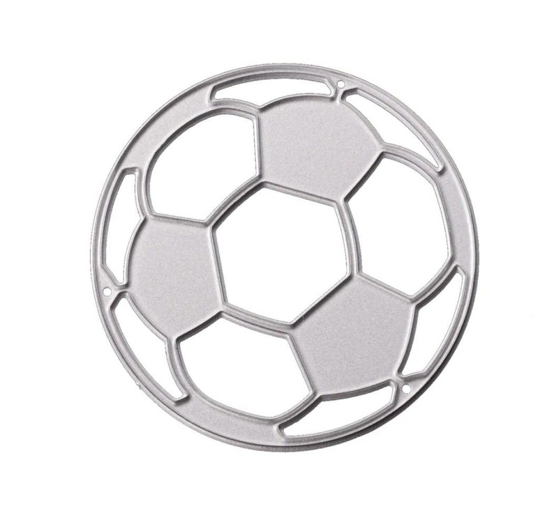 Soccer Ball Metal Cutting Die Greeting Party Card Making Scrapbooking ...