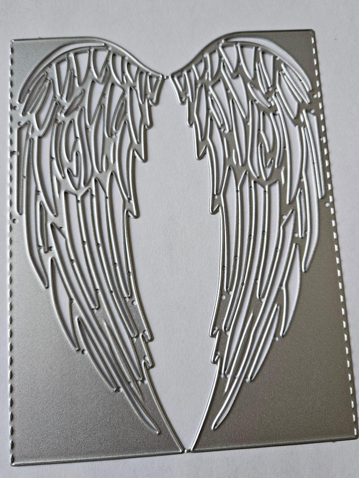 Double Angel Wings Edge Card Frame Metal Cutting Die Card Making ...