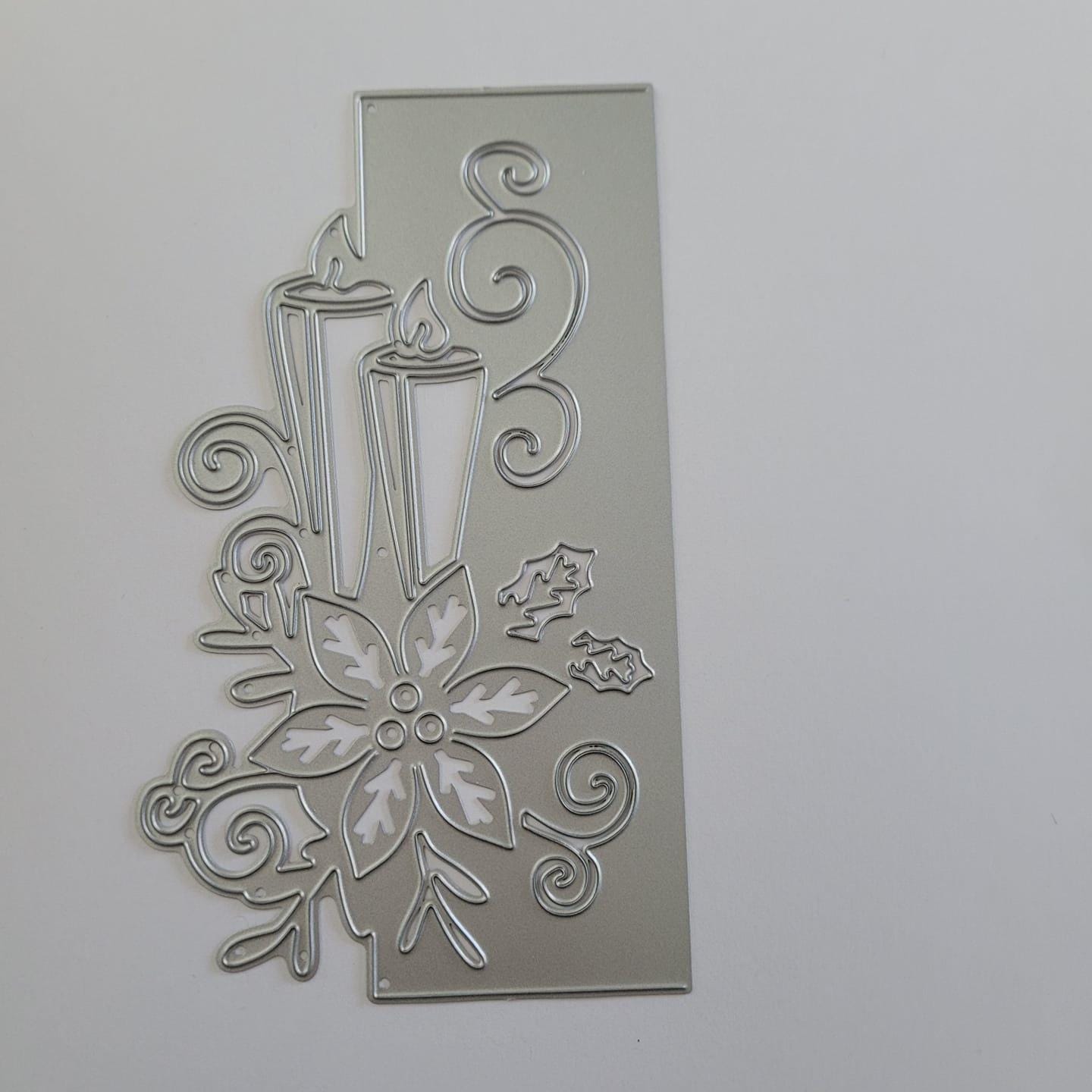 Candle Card Edge Border Metal Cutting Die Cards Scrapbooking Craft Die ...