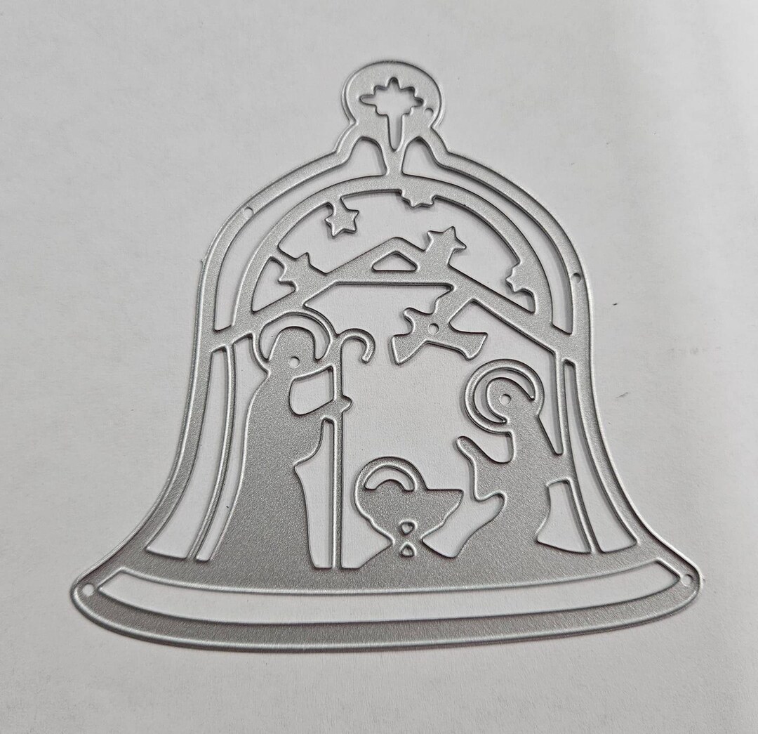 Nativity Scene in Bell Metal Cutting Die Card Making Scrapbooking ...