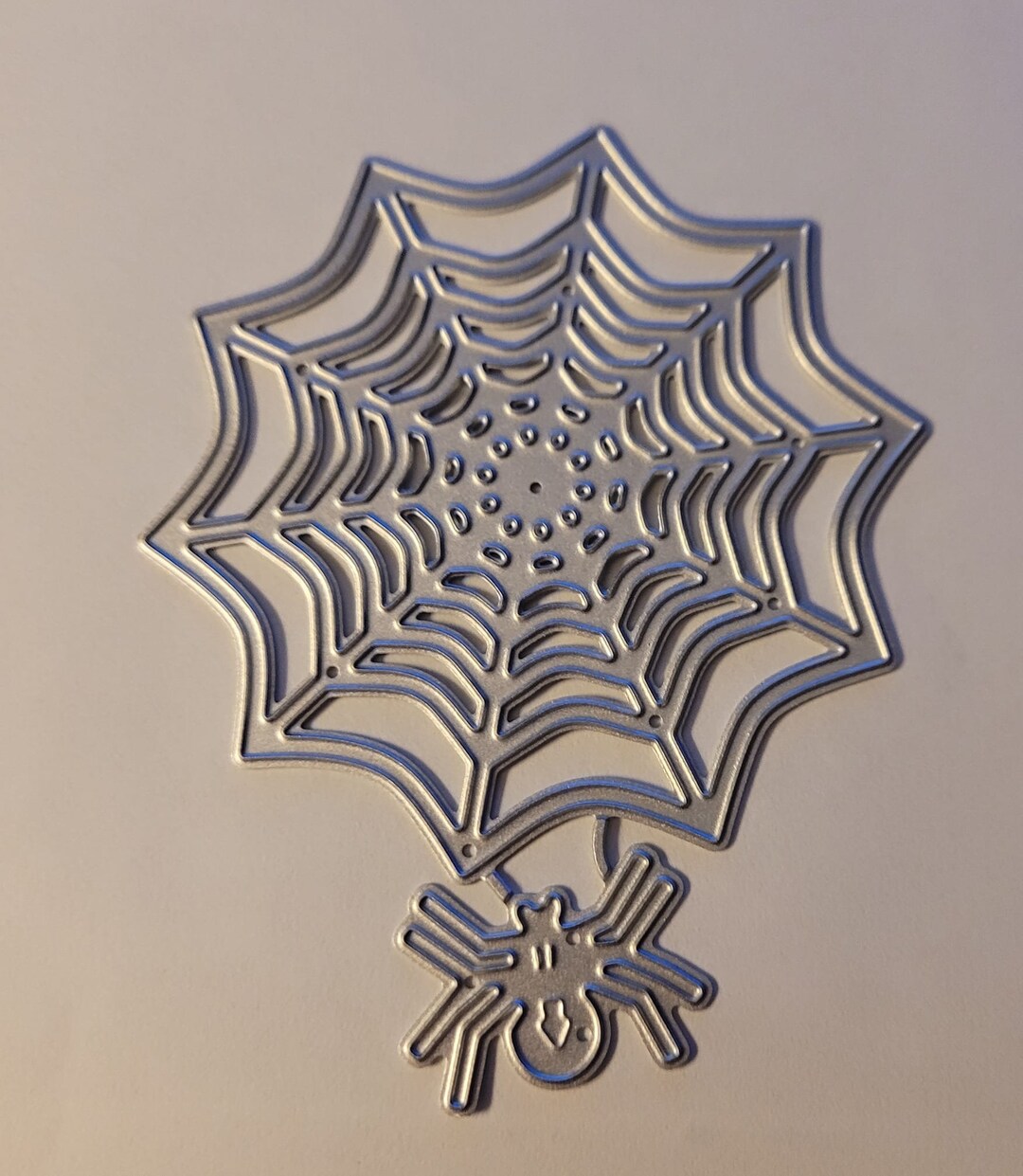Spider Web With Spider Metal Cutting Die Birthday Card Making ...