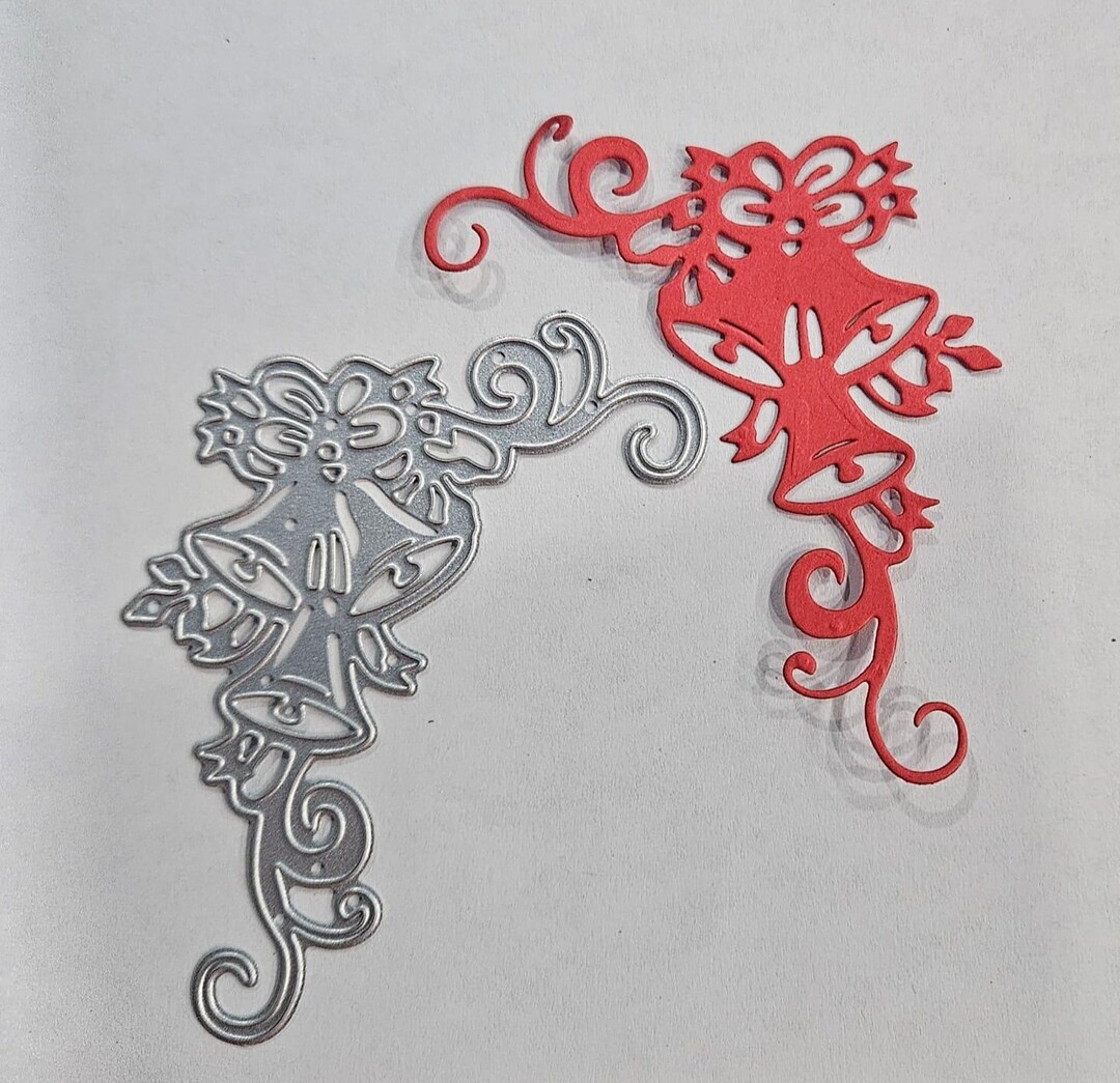 Bells in Corner Design Metal Cutting Die Card Making Scrapbooking ...