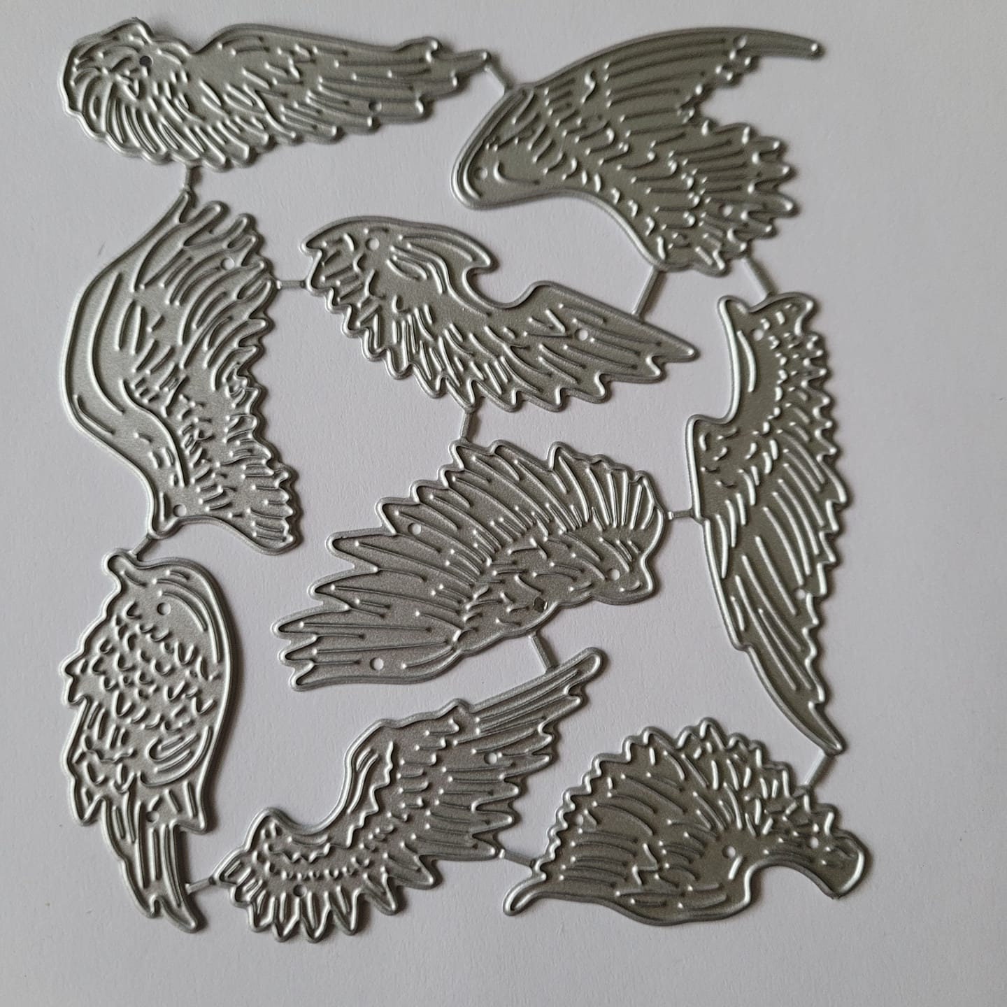 Assorted Size and Designs Angel Wings Metal Cutting Die Set Sympathy ...