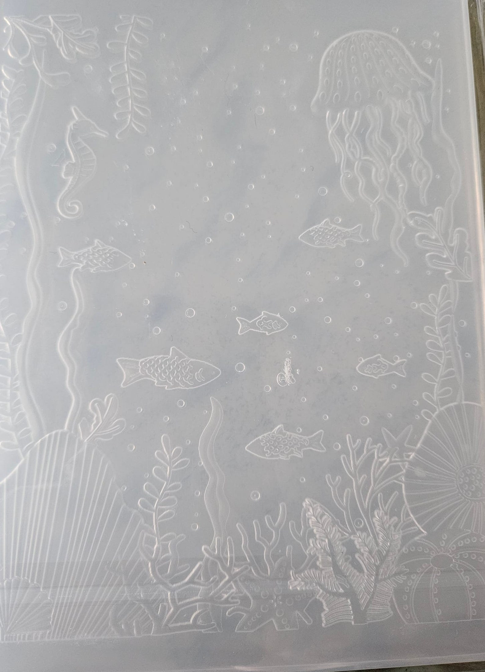 Underwater Sea Animal Embossing Folder Card Making Texture Scrapbooking ...