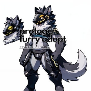Protogen Furry Adopt,furry Adopt, Fursona Adopt, Furry Character, Fursona Reference Sheet, Furry ...