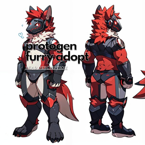 Protogen Reference Sheet - Etsy