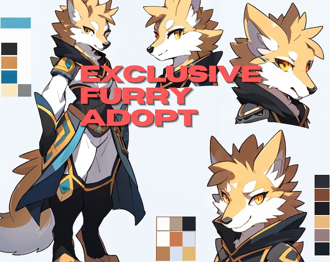 Single Adopt EXCLUSIVE Furry Adopt: UNIQUE Adoptable Fursona 100% ...