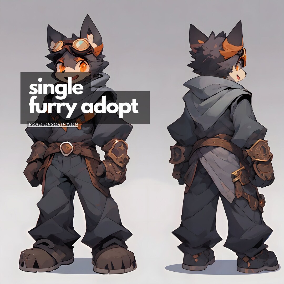 Unique Fursona Adopt, Exclusive Furry Adopt, Fursona, Furry Character ...