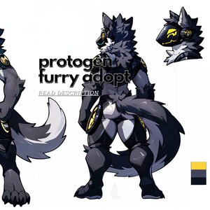 Protogen Furry Adopt,furry Adopt, Fursona Adopt, Furry Character, Fursona Reference Sheet, Furry ...
