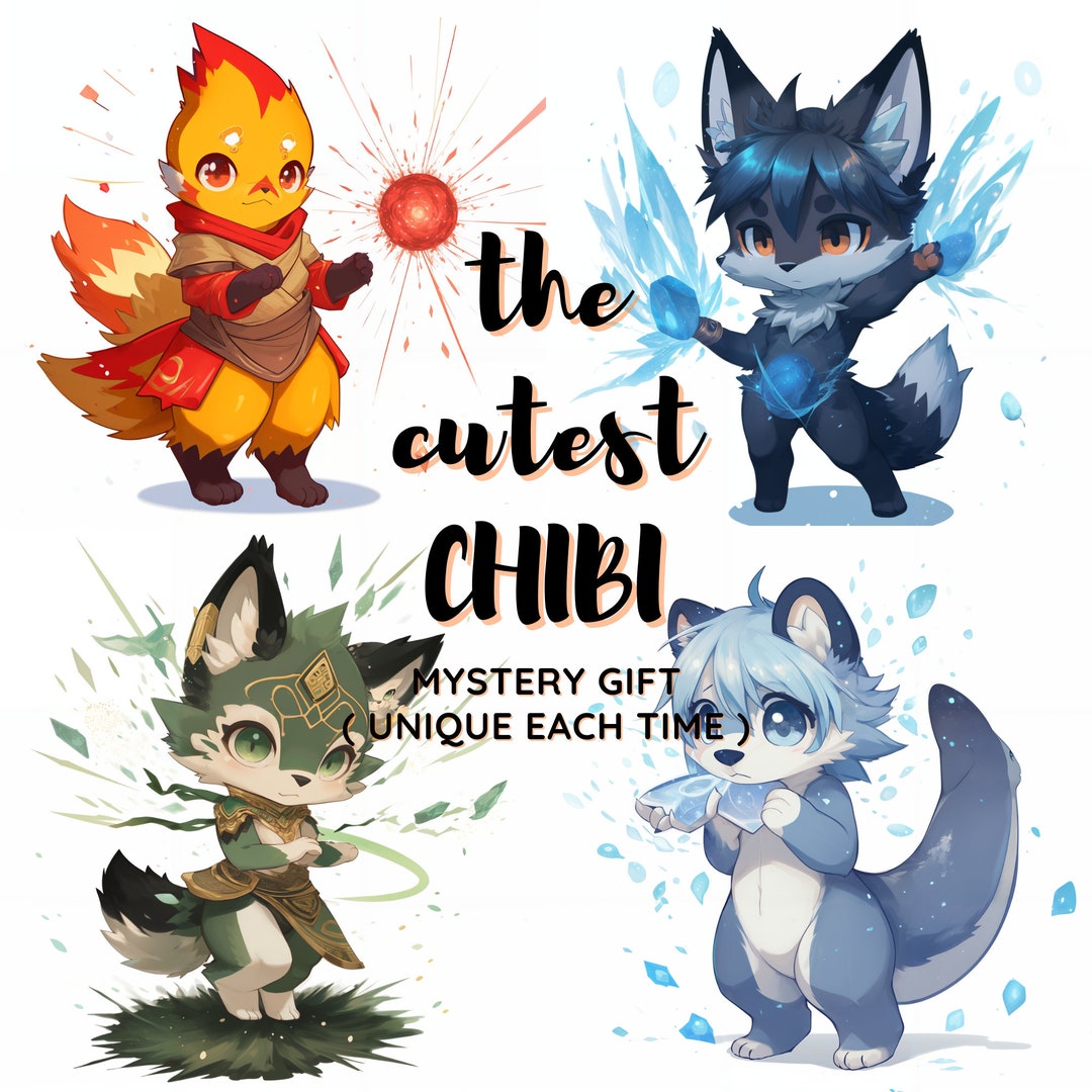 Furry Chibi Mystery Gift Unique Gacha Furry Adoptables - Etsy