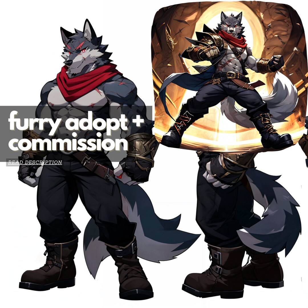 Furry Adopt Limited Edition: Blazefurry Adopt Fursona Adopt - Etsy