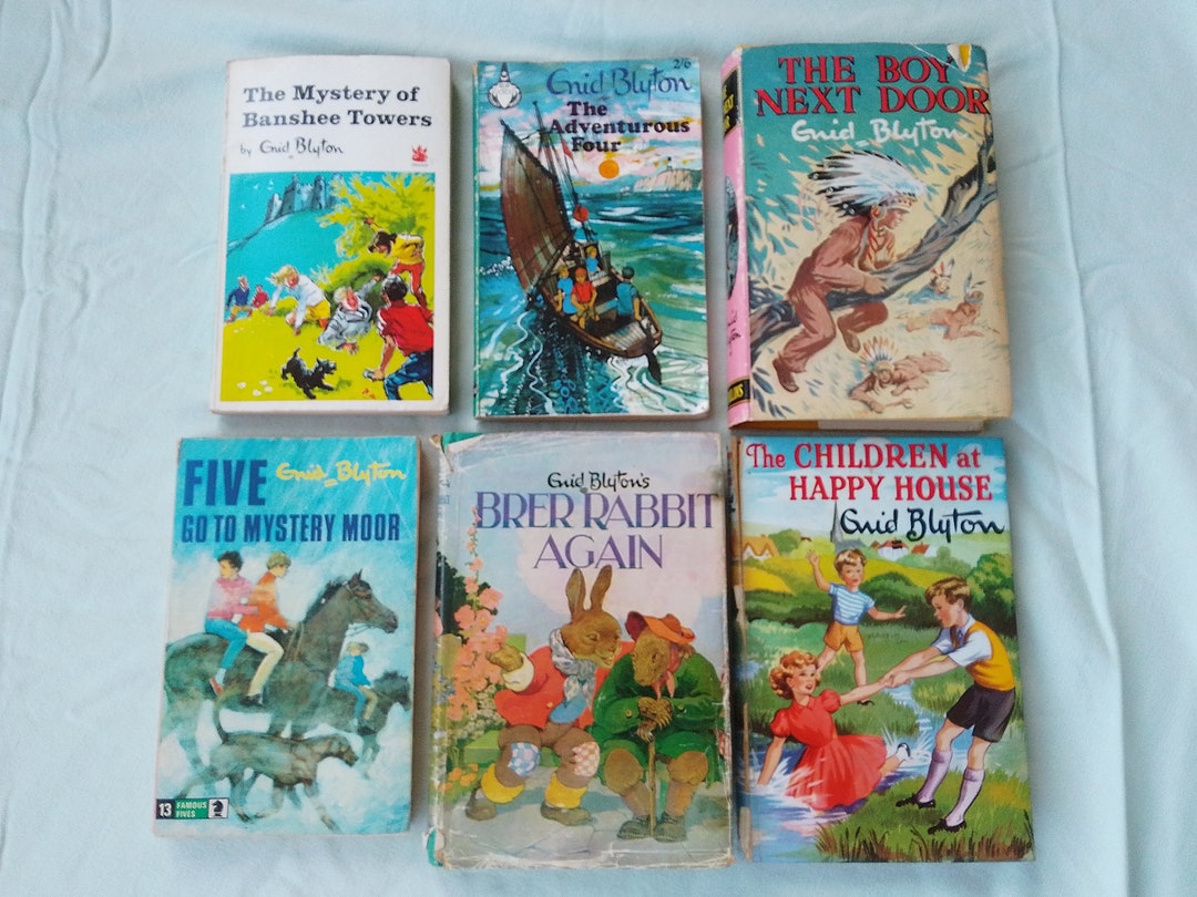 6 Vintage Enid Blyton Books - Etsy