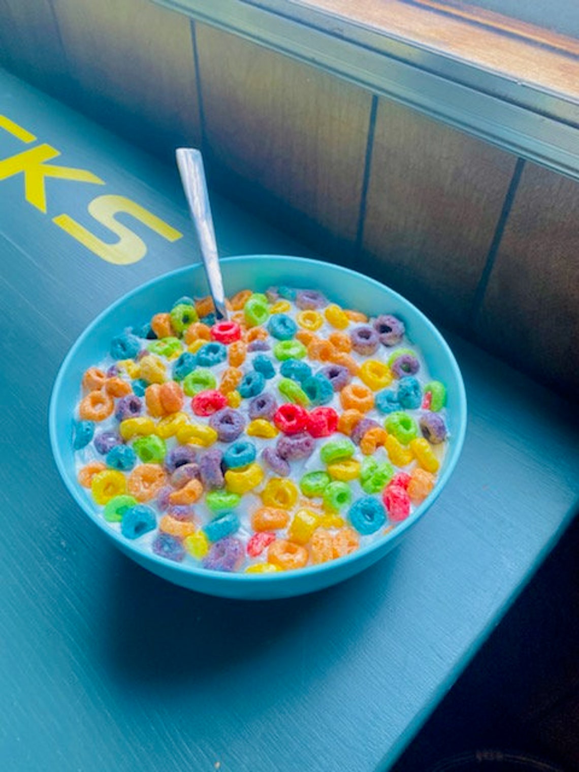 Single Fruit Loop Fake Cereal Bowl Wall Deco Maximalist Home Deco ...