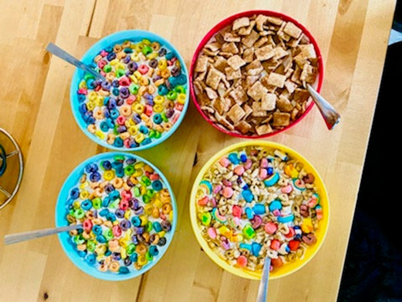 Single Fruit Loop Fake Cereal Bowl Wall Deco Maximalist Home Deco ...