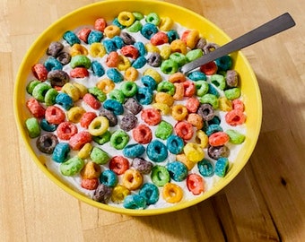 Single Fake Lucky Charm Cereal Bowl Wall Deco Maximalist Home Fake ...