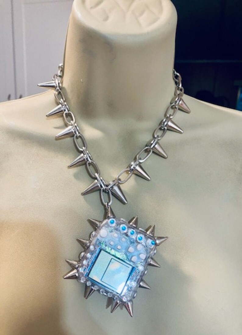 Tamagotchi Jewelry Rave Chunky Charm Necklace Punk Rock Jewelry Y2k ...