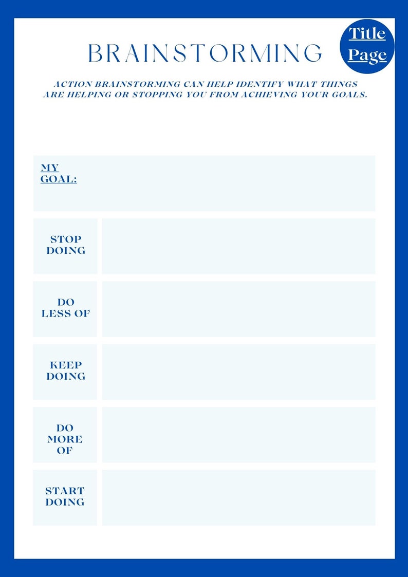 Business Planning Worksheets. SMART Goals Guide & Worksheet ...