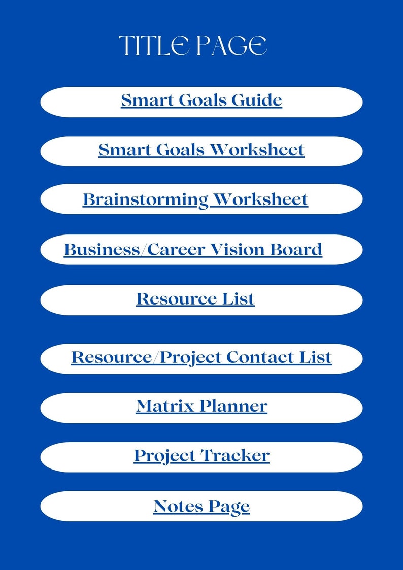 Business Planning Worksheets. SMART Goals Guide & Worksheet ...