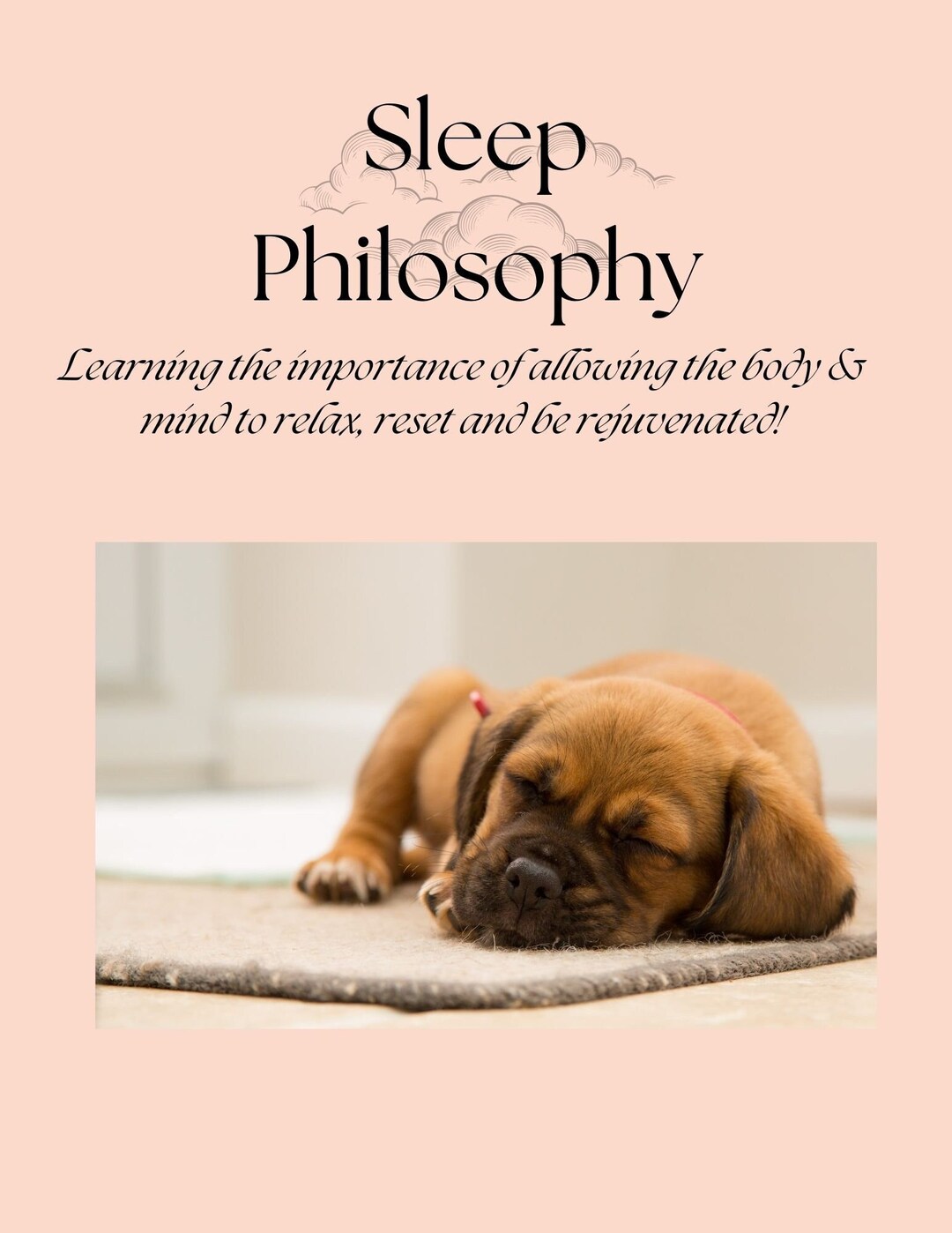 Sleep Philosophy Allowing The Body And Mind To Relax And Rejuvenate