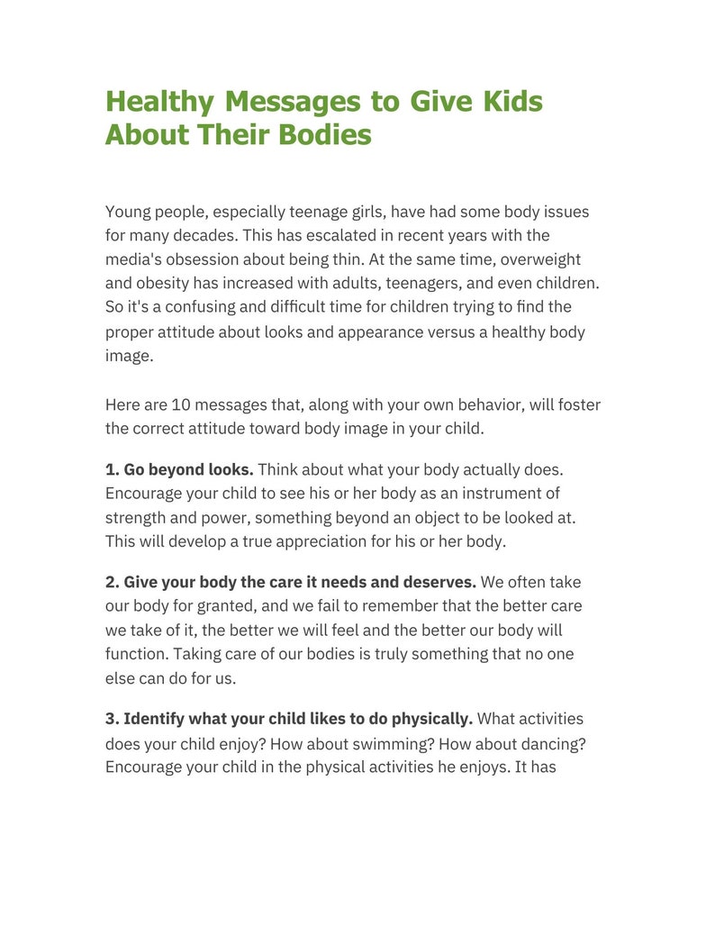 Children's Health Raising a Healthy and Happy Generation. Childhood ...